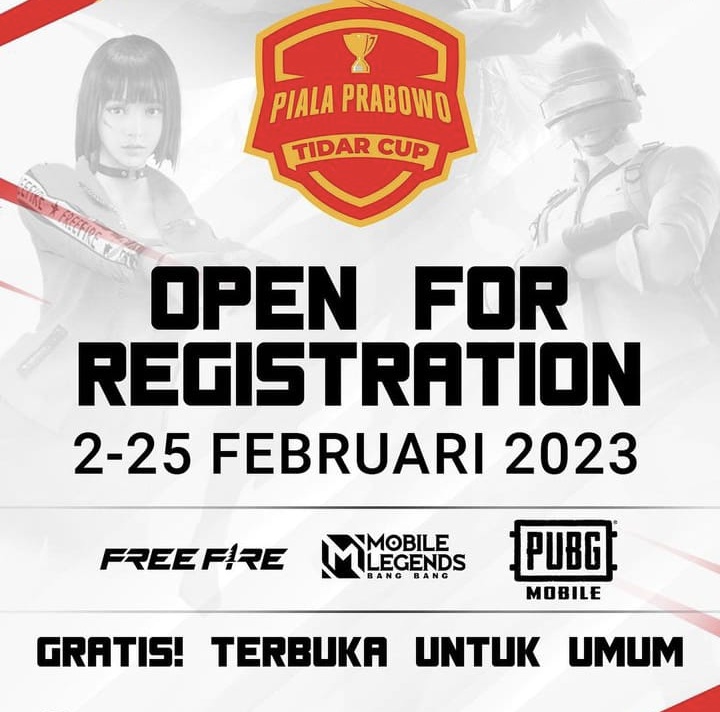 Ultah Gerindra ke-15, PP TIDAR Gelar Esport Piala Prabowo 2023 - Kedai Pena